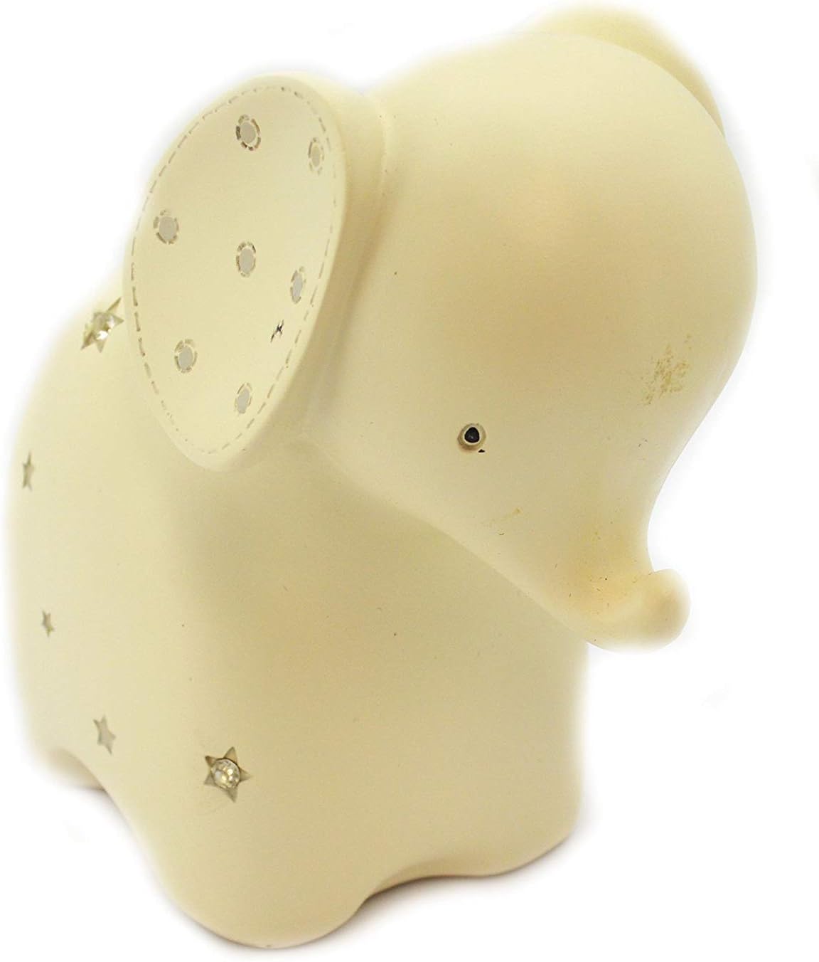 Bambino by Juliana Resin White Elephant & Stars Money Box – Diletto Gifts
